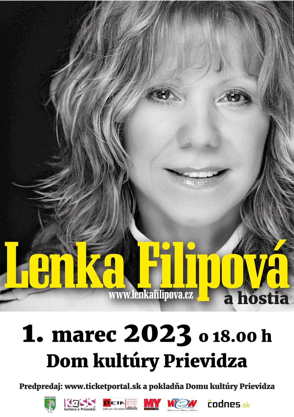 Koncert Lenky Filipovej so sprievodnou kapelou - Prievidza