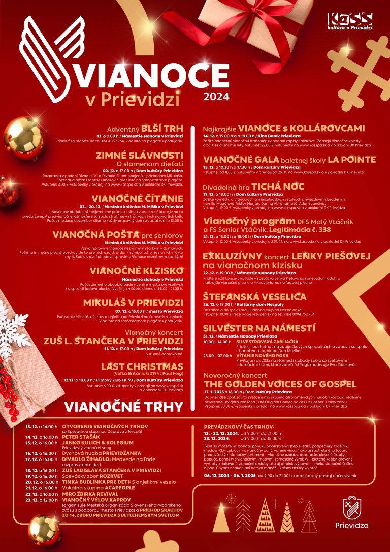 VIANOCE V PRIEVIDZI - Prievidza