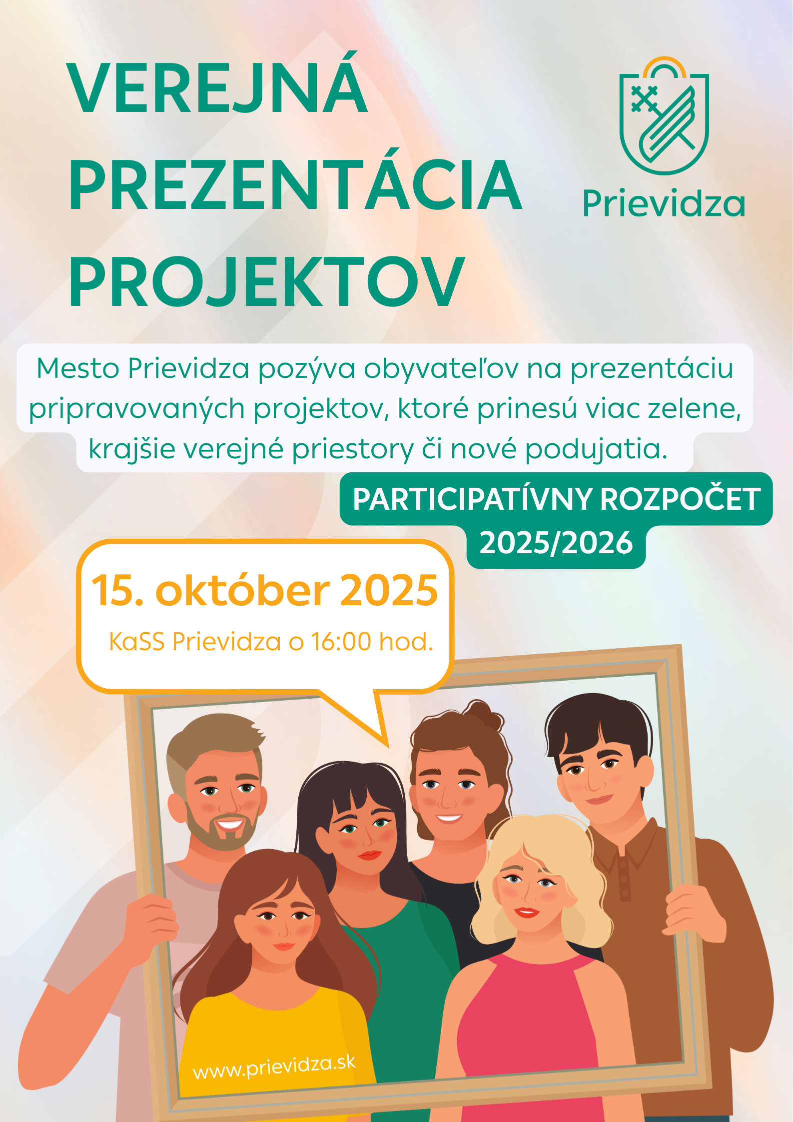 Verejná prezentácia projektov Participatívneho rozpočtu 2025/2026 ...