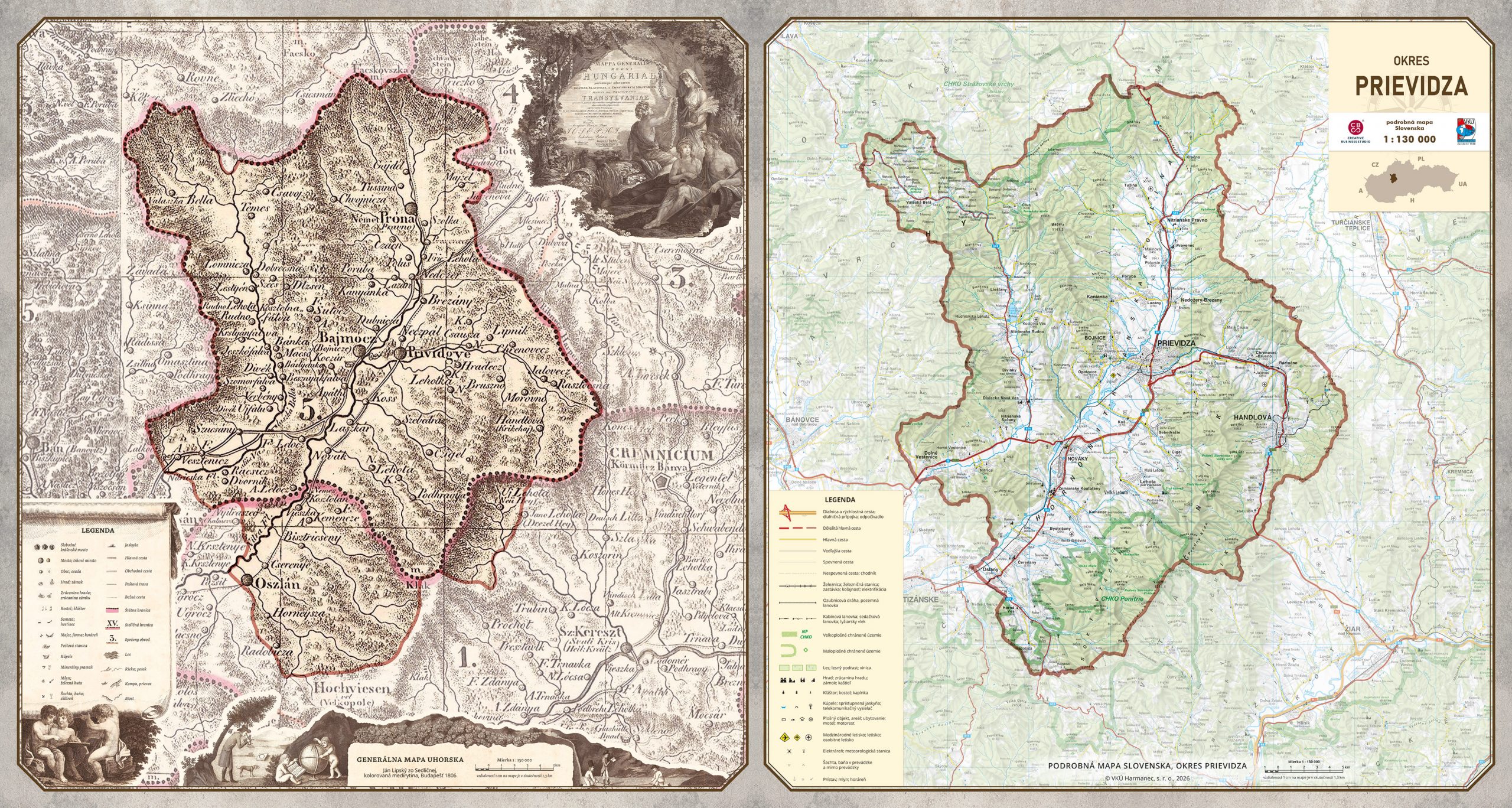 Mapa, ktorá rozpráva dejiny – Prievidza a okolie v premenách času ...
